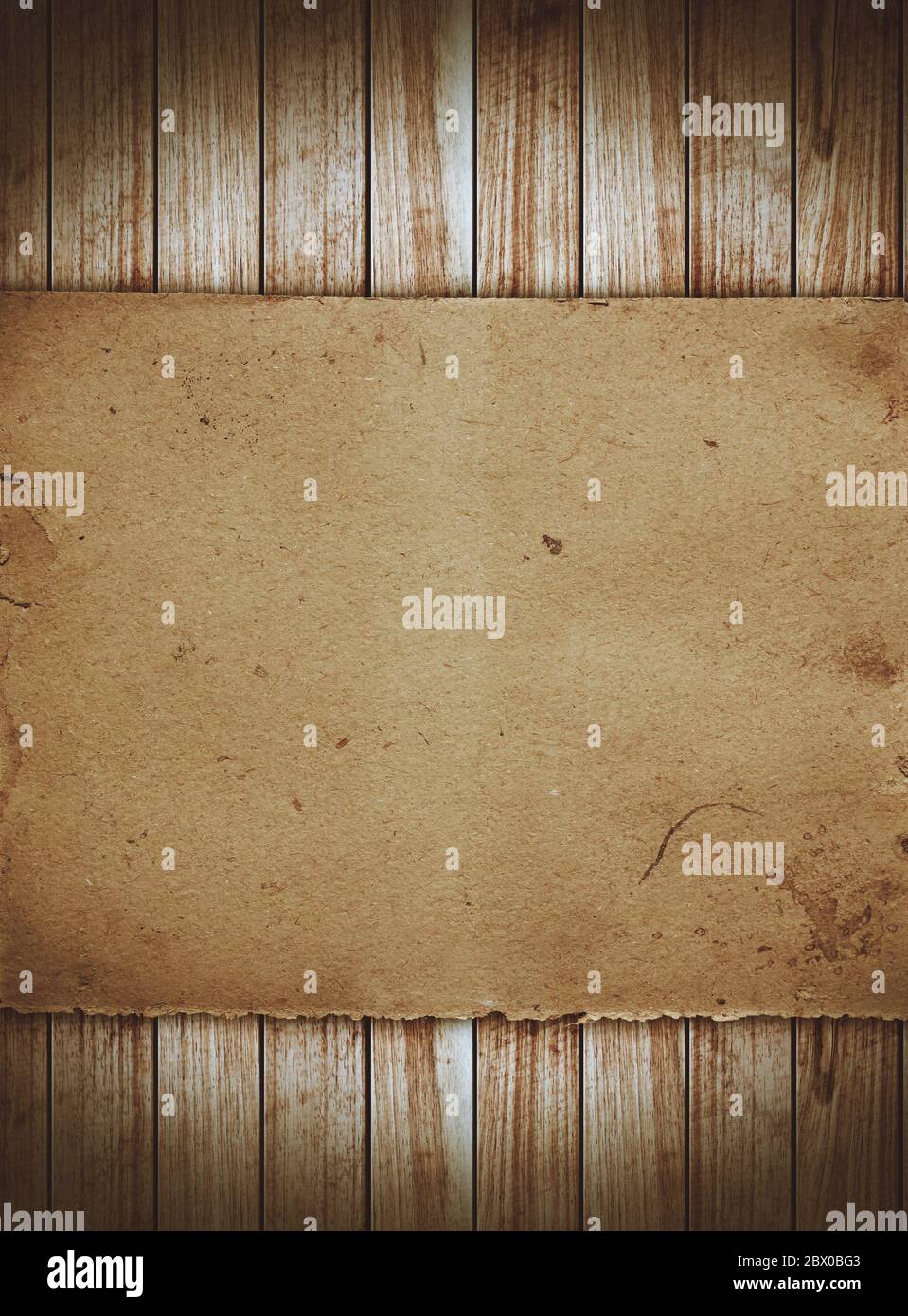 old papers on wood textures background Stock Photo - Alamy