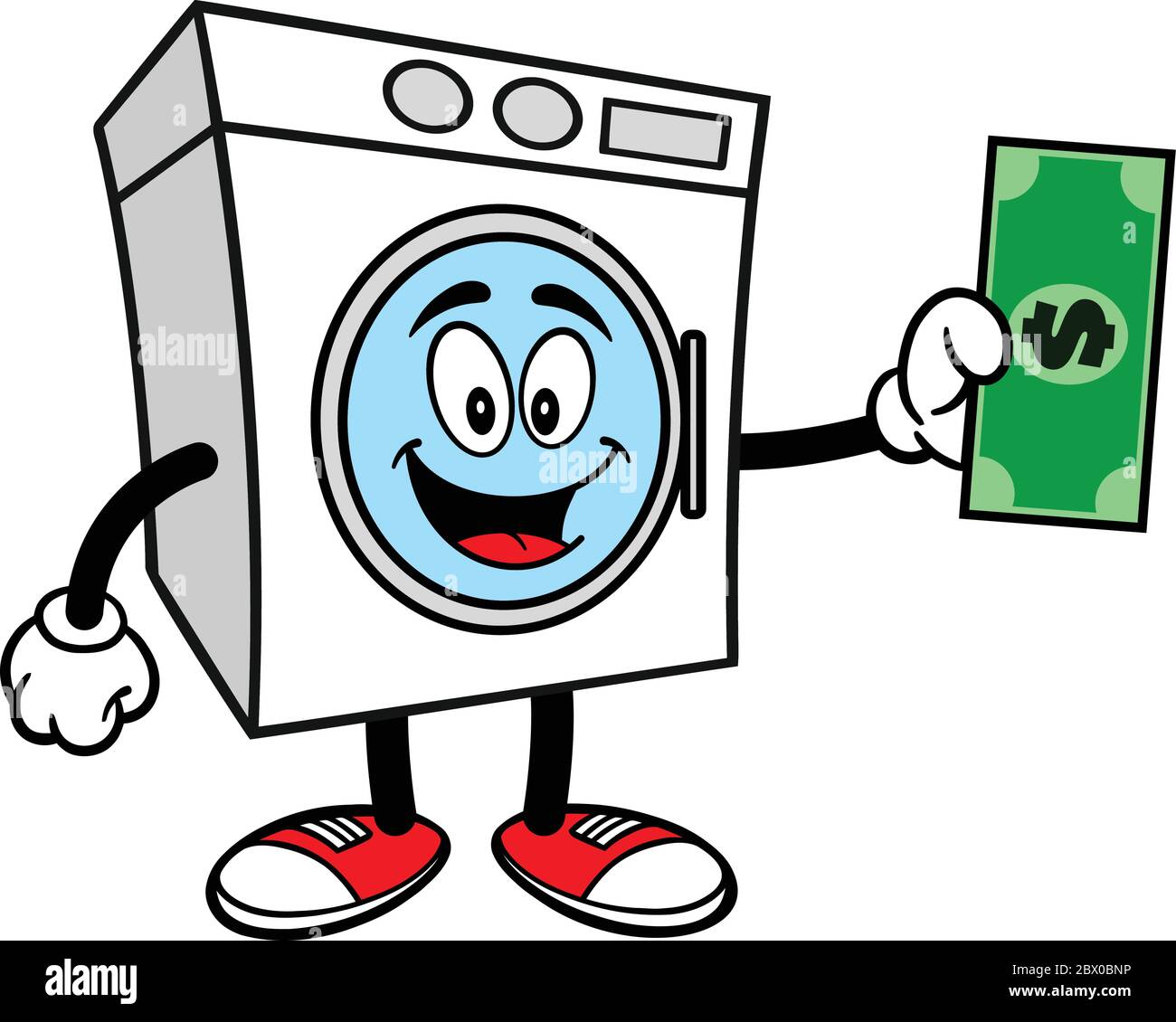 Money washer Stock Vector Images - Alamy