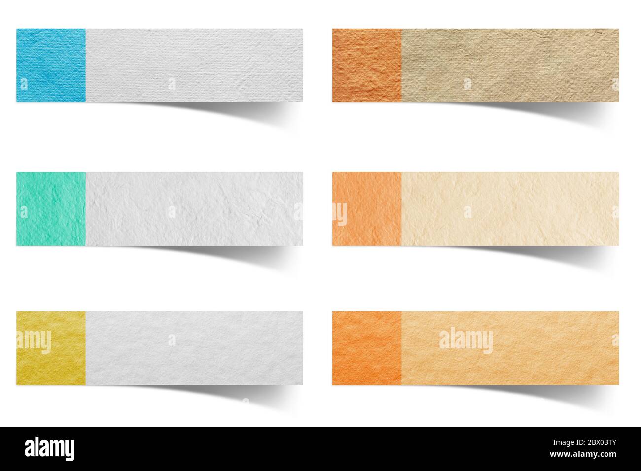 paper stick on white background Stock Photo - Alamy