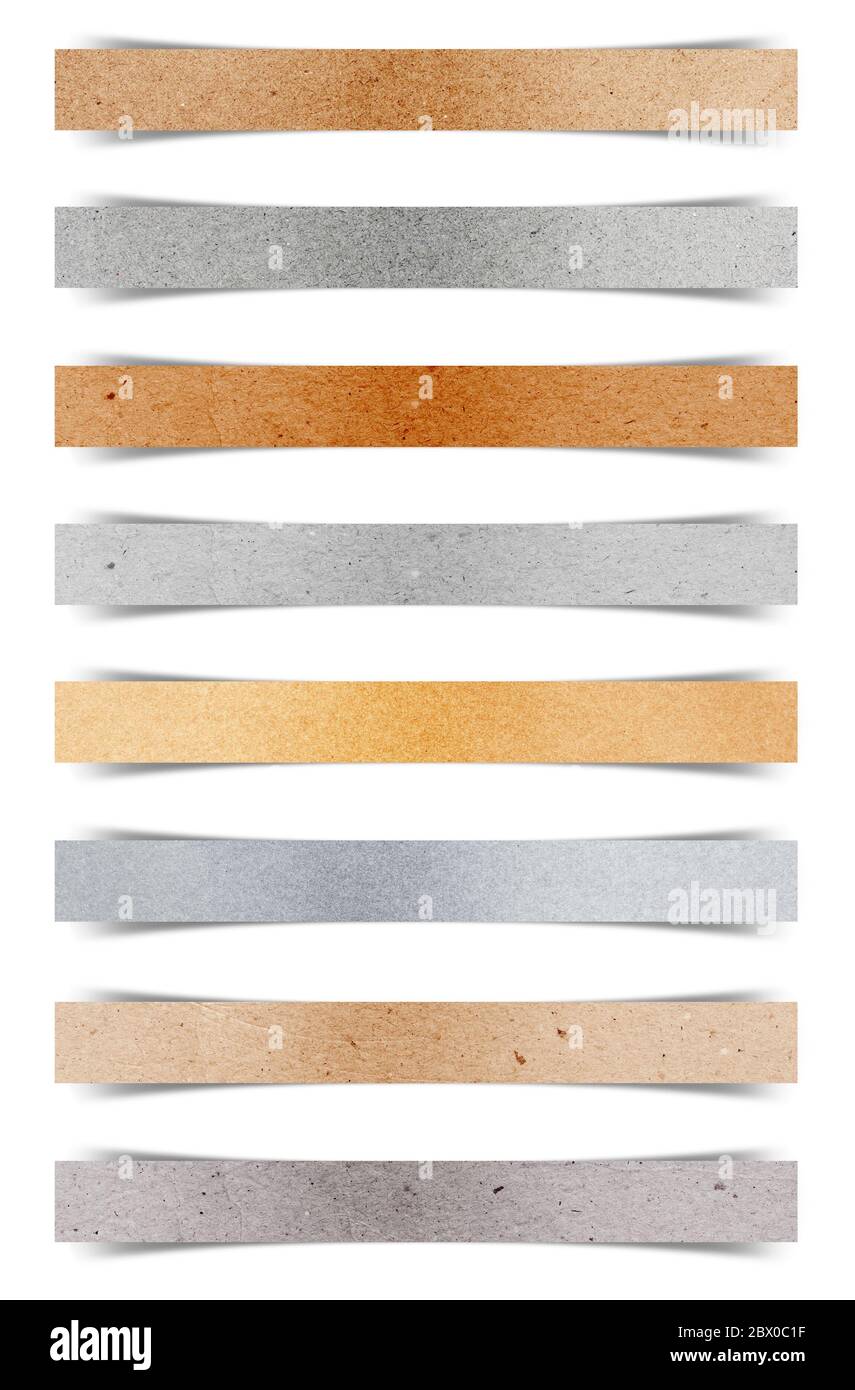 paper stick on white background Stock Photo - Alamy