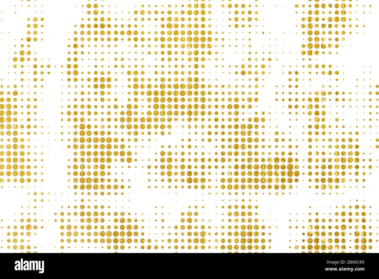 Gold glitter halftone dotted hi-res stock photography and images - Alamy