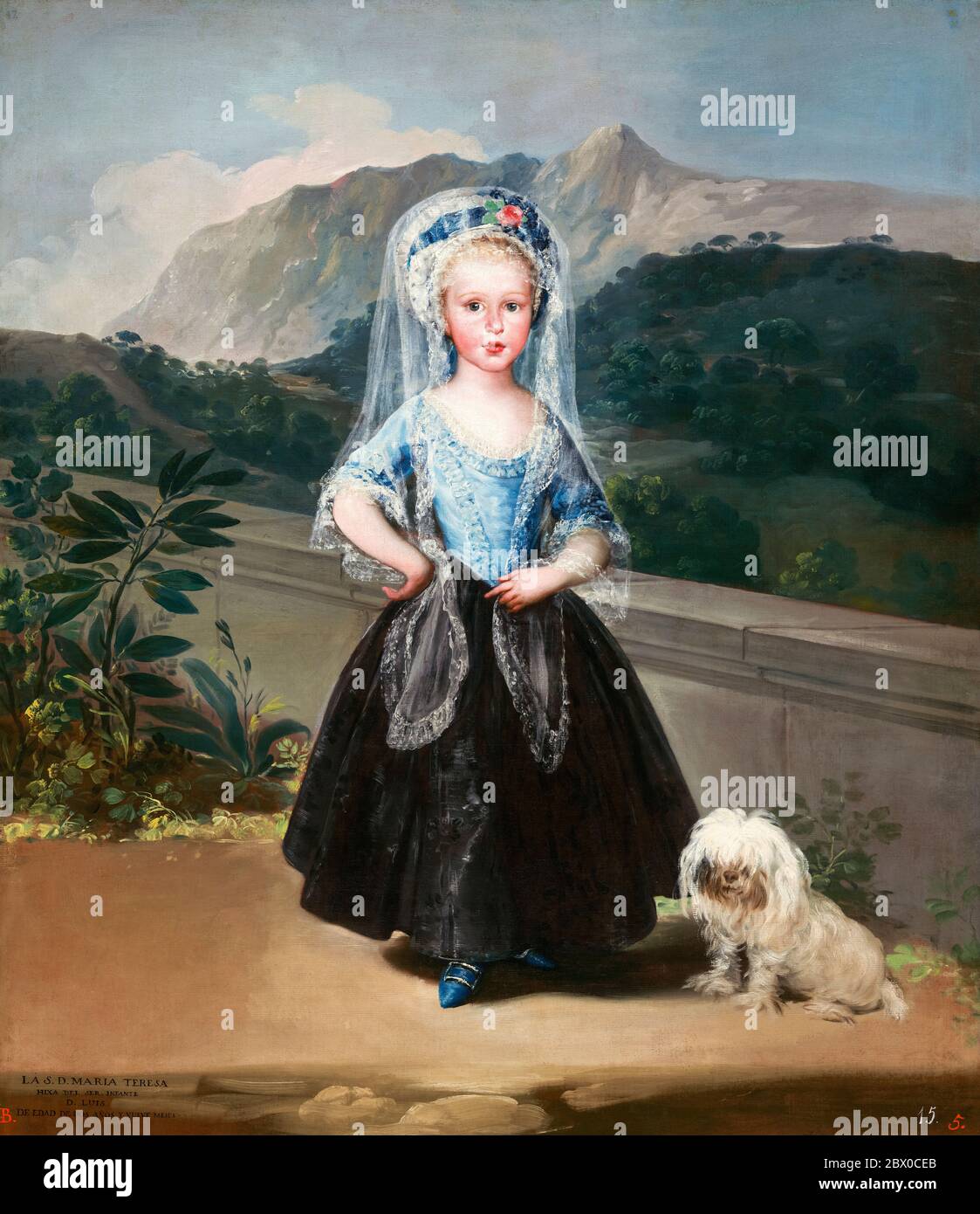 Francisco Goya, portrait painting, María Teresa de Borbón y Vallabriga ...