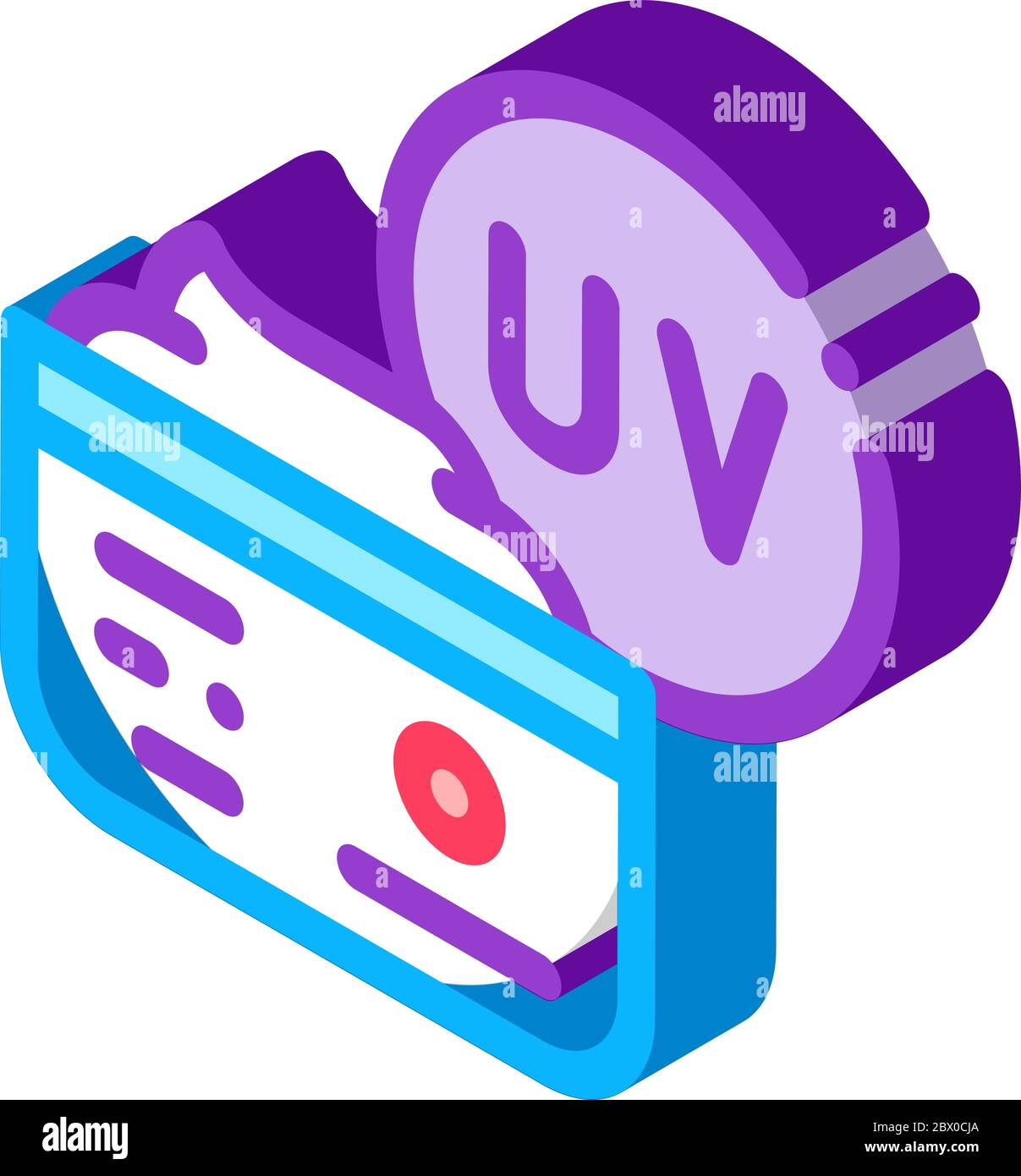 UV Protective Cream isometric icon vector illustration Stock Vector ...