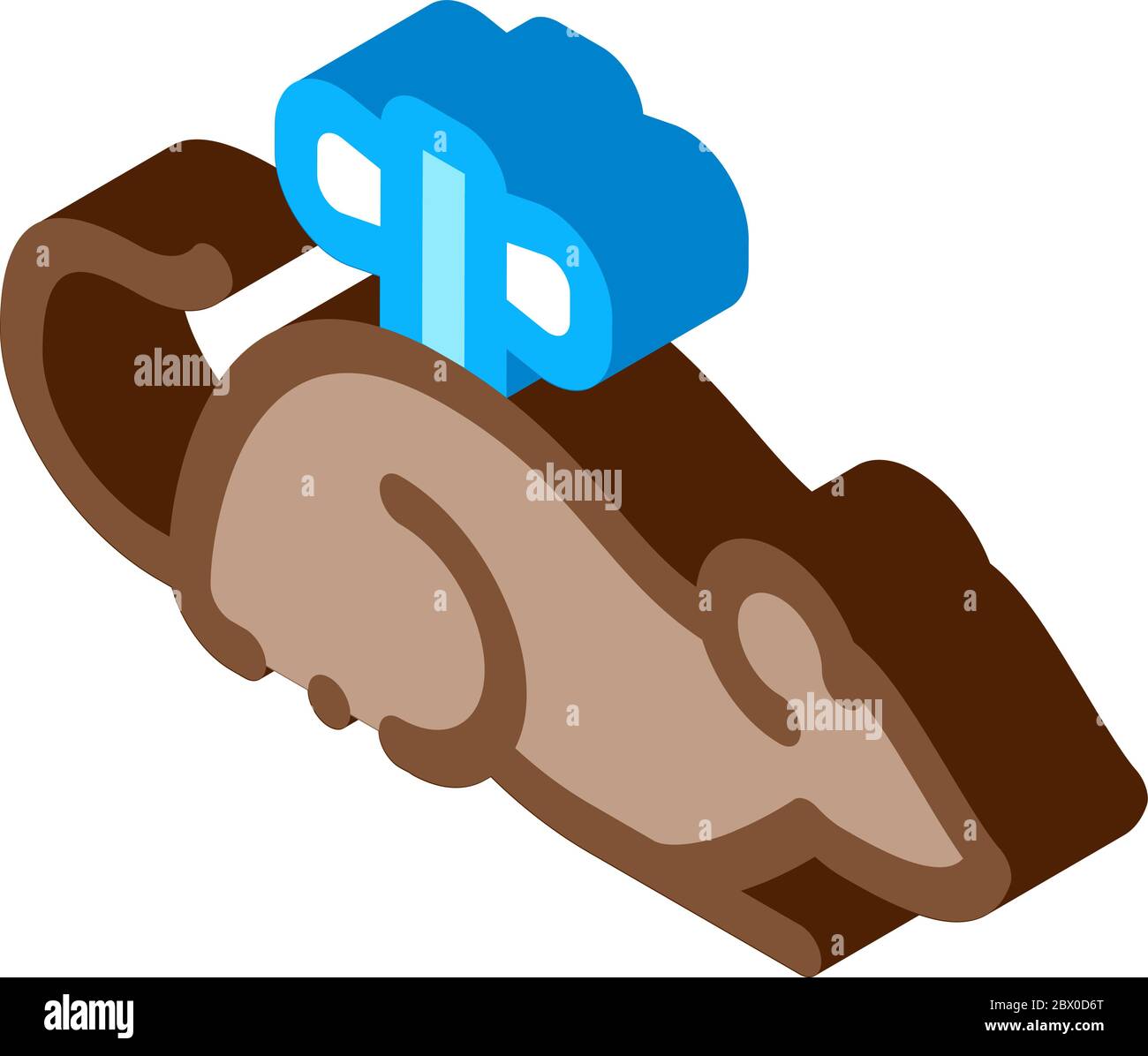 Clockwork Mouse isometric icon vector illustration Stock Vector Image ...