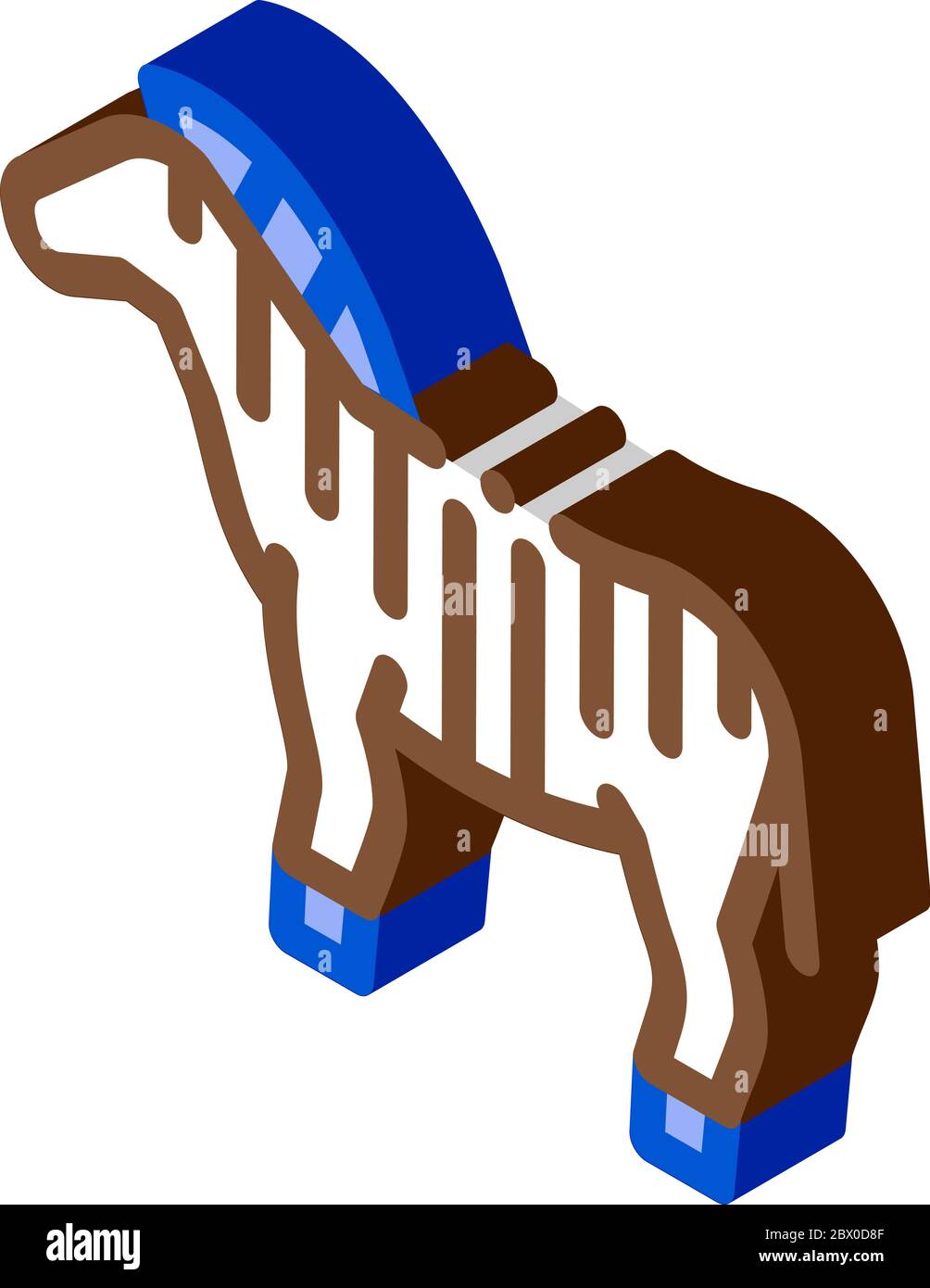 Zebra isometric icon vector illustration Stock Vector Image & Art - Alamy