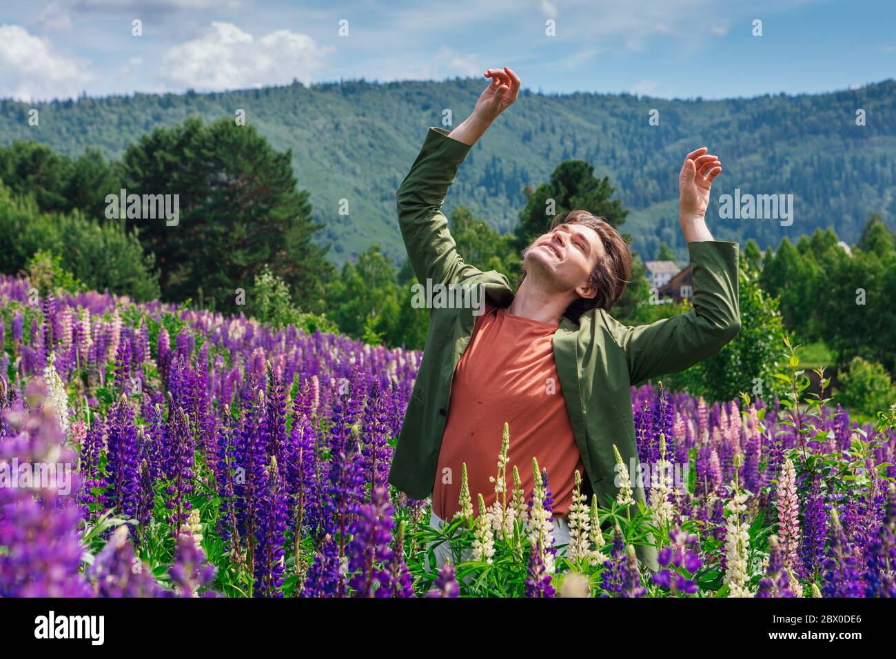 Tall handsome man dancing on hi-res stock photography and images - Alamy