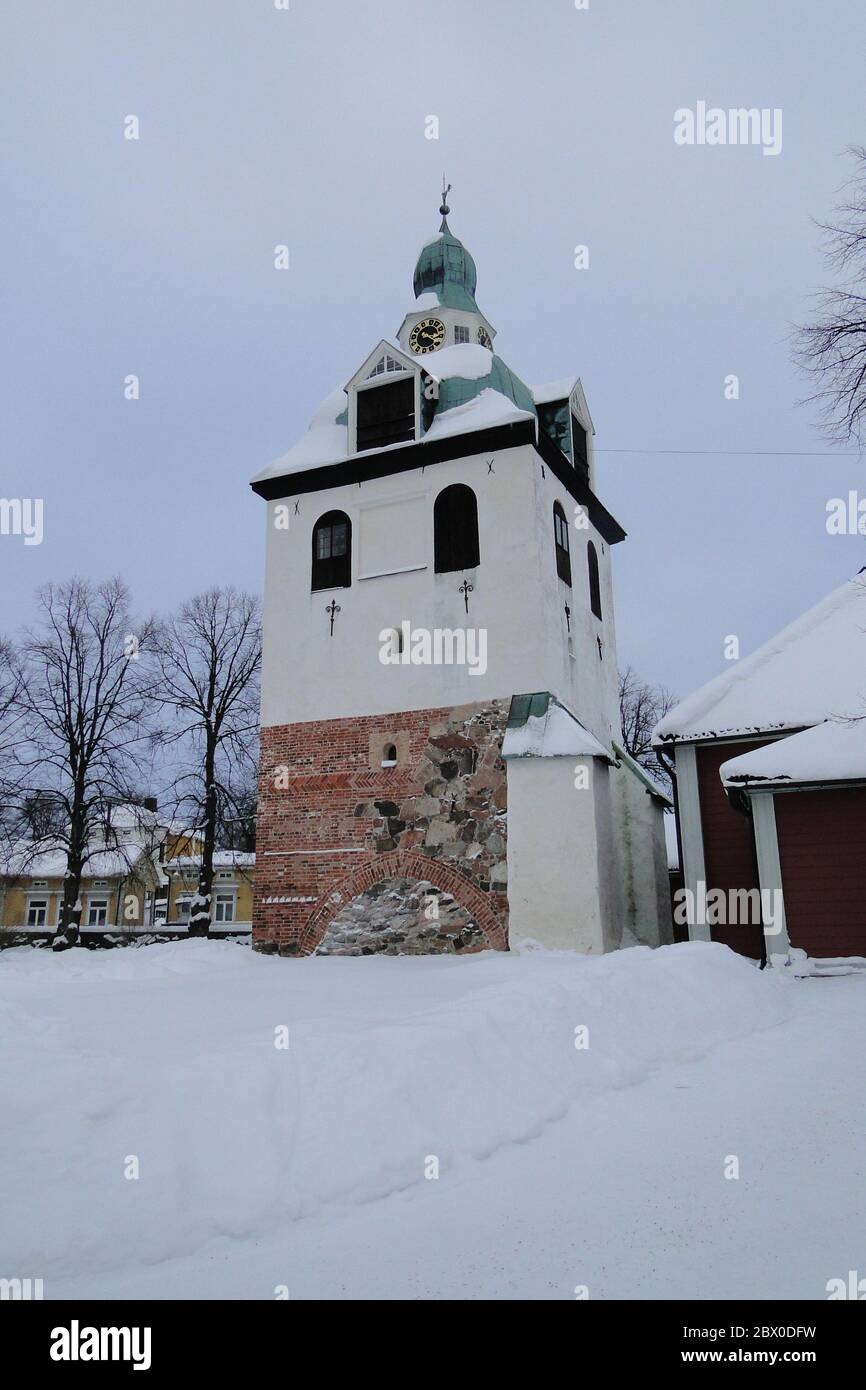 Porvoo in winter Stock Photo - Alamy