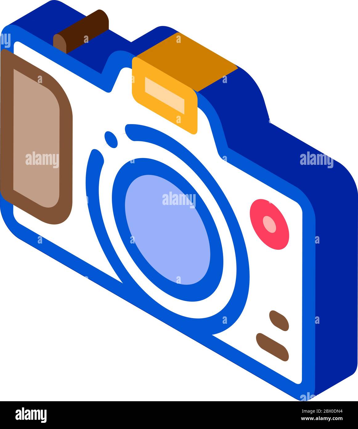 Camera isometric icon vector illustration Stock Vector Image & Art - Alamy