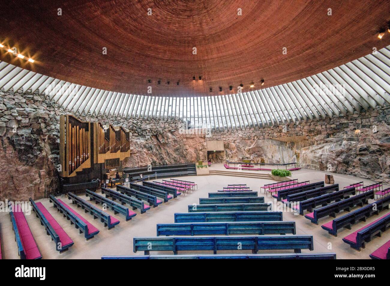 Temppeliaukio rock church hi-res stock photography and images - Alamy