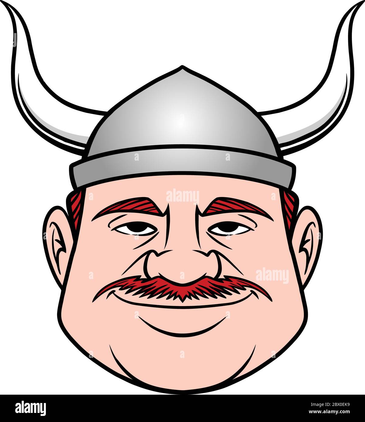 Viking Dude - A illustration of a guy dressed as a Viking Stock Vector ...