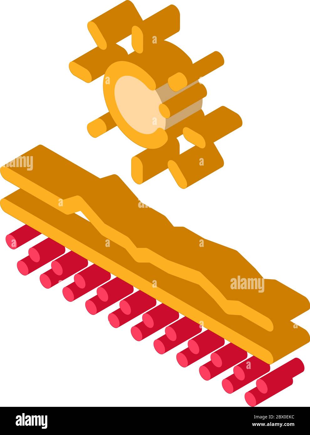 Drying Out Skin in Sun isometric icon vector illustration Stock Vector ...