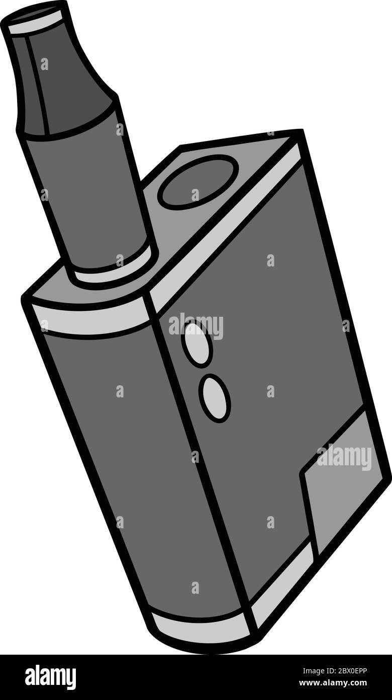 Vape Pen Micro- An Illustration of a Vape Pen Micro Stock Vector Image ...