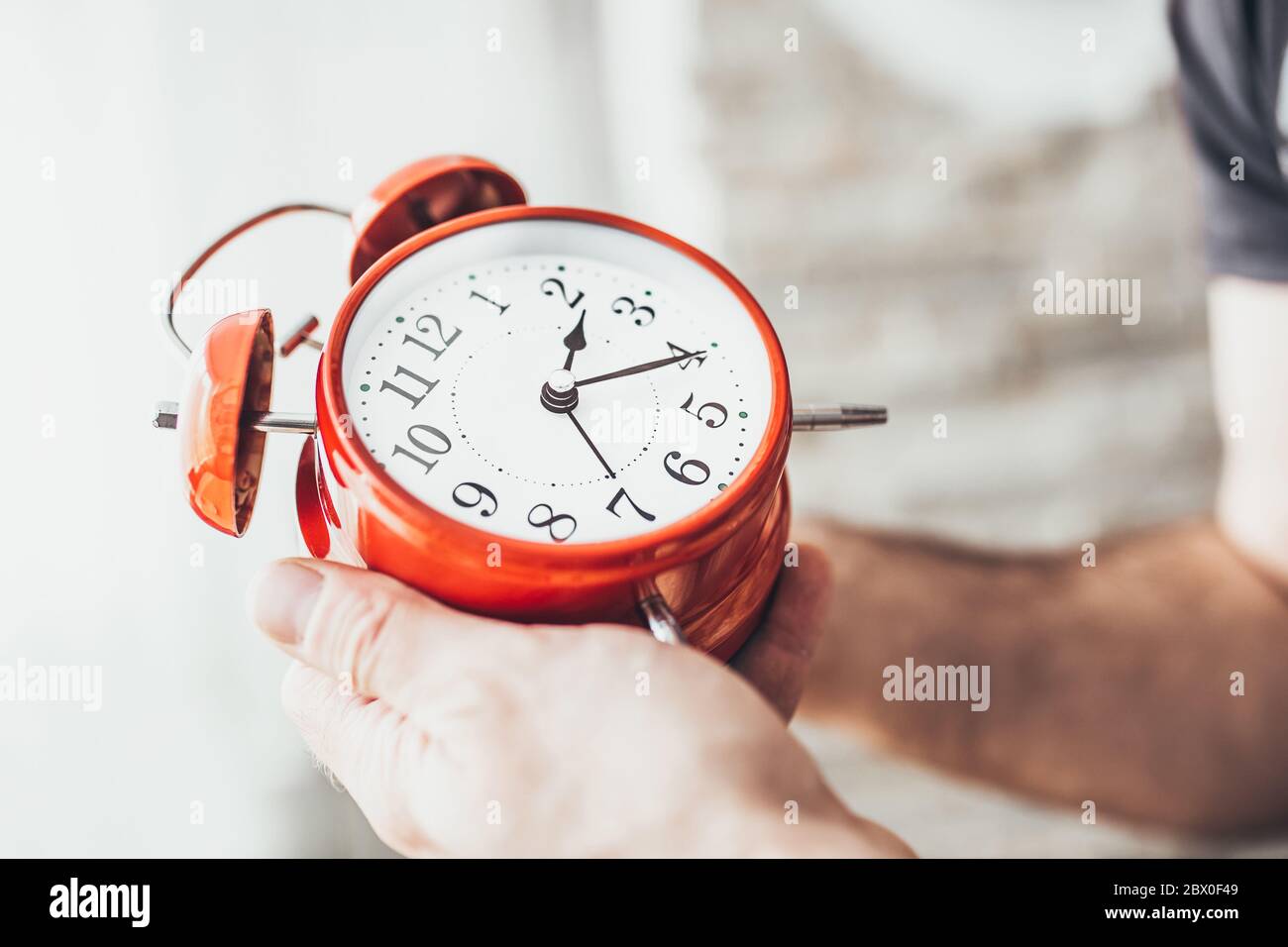 Setting alarm clock hi-res stock photography and images - Alamy