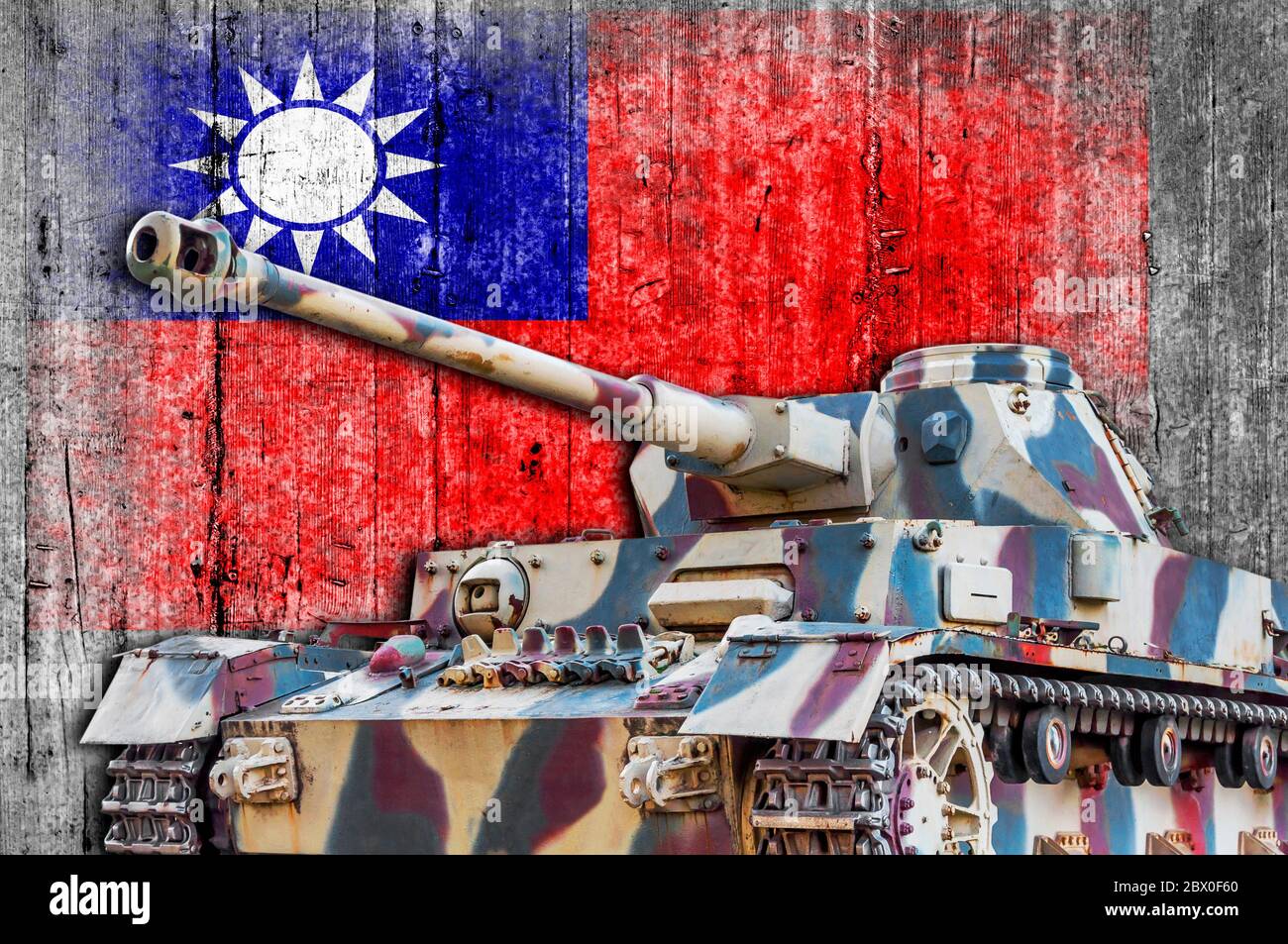 Taiwan military flag hi-res stock photography and images - Alamy