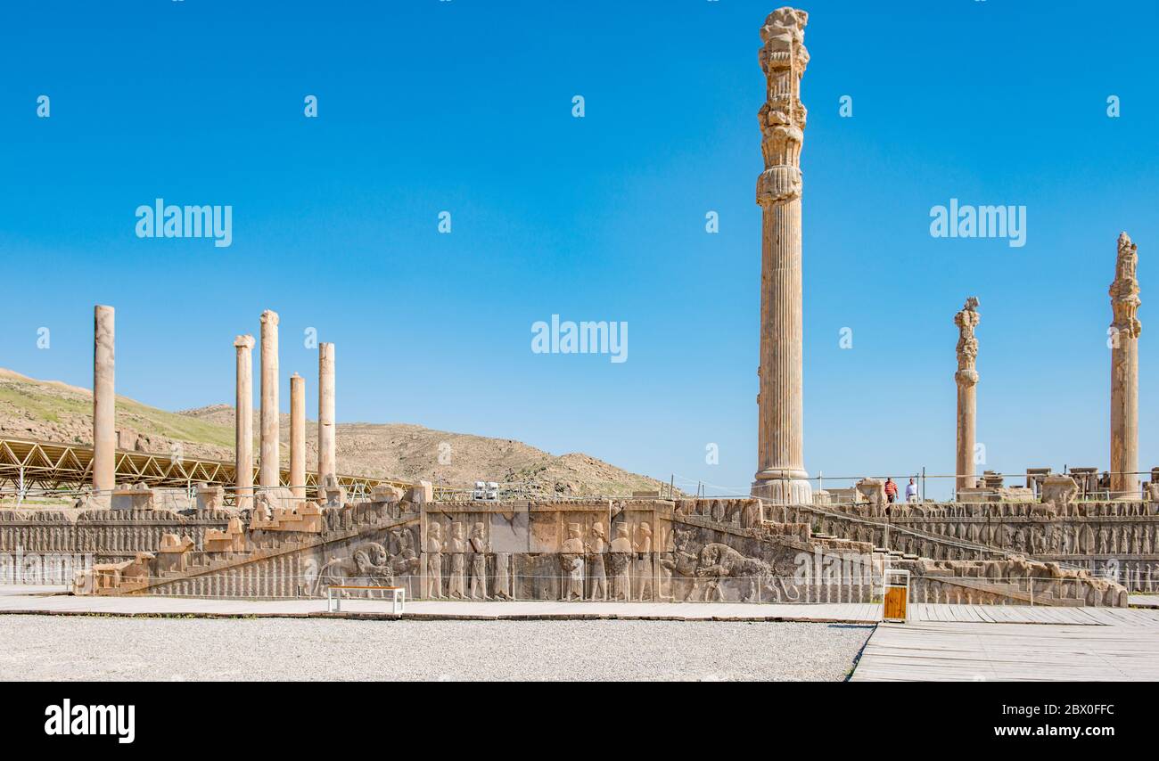 Shiraz - Iran. April 24, 2017. Welcome to Persepolis.One of the great ...