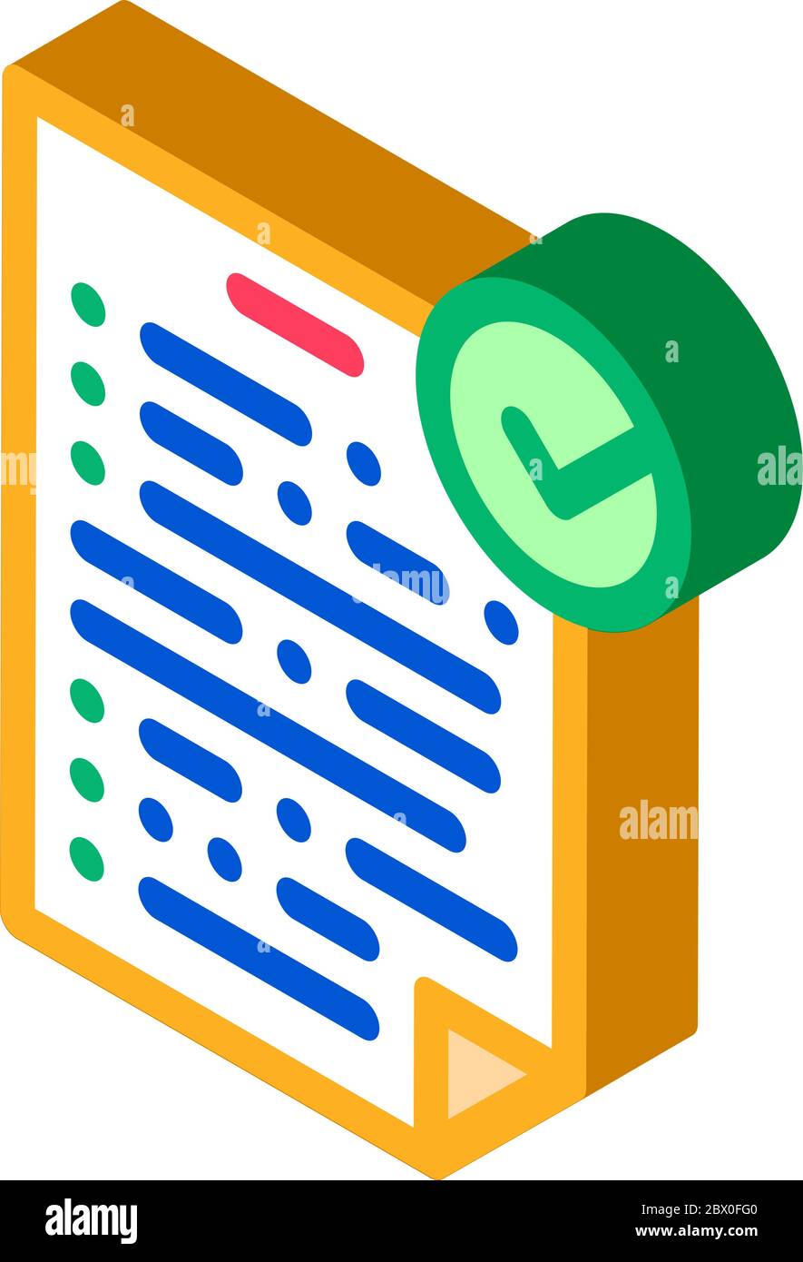 Agreement isometric icon vector illustration Stock Vector Image & Art ...