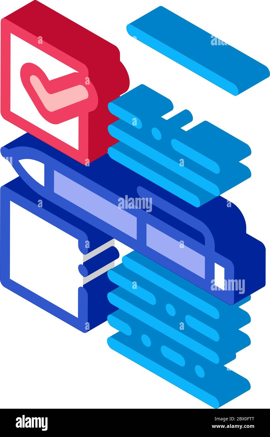 Voting Selection isometric icon vector illustration Stock Vector Image ...