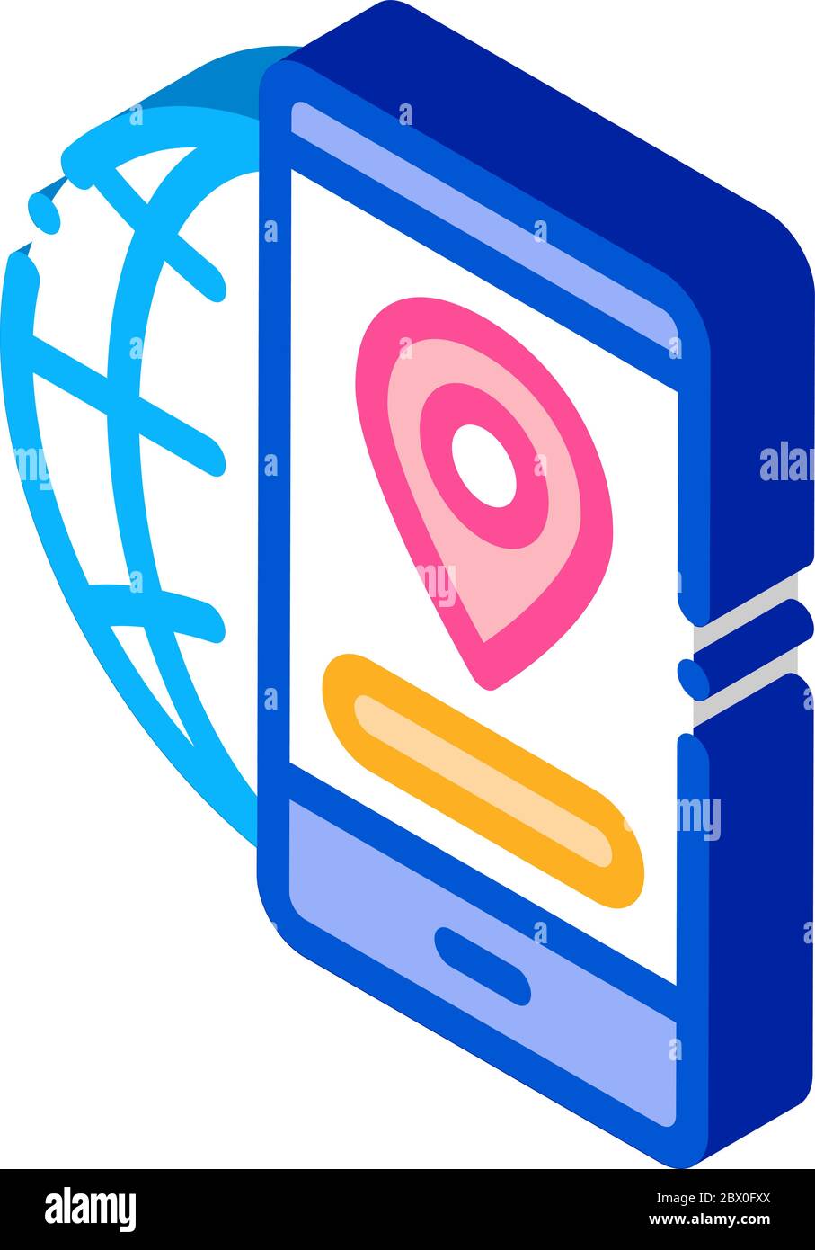 Geolocation isometric icon vector illustration Stock Vector Image & Art ...