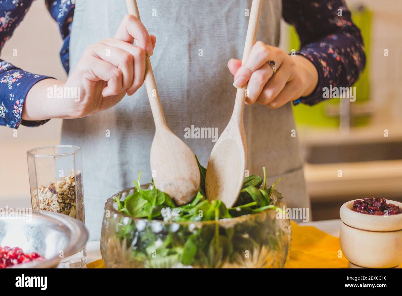 Mixing spoons hi-res stock photography and images - Alamy