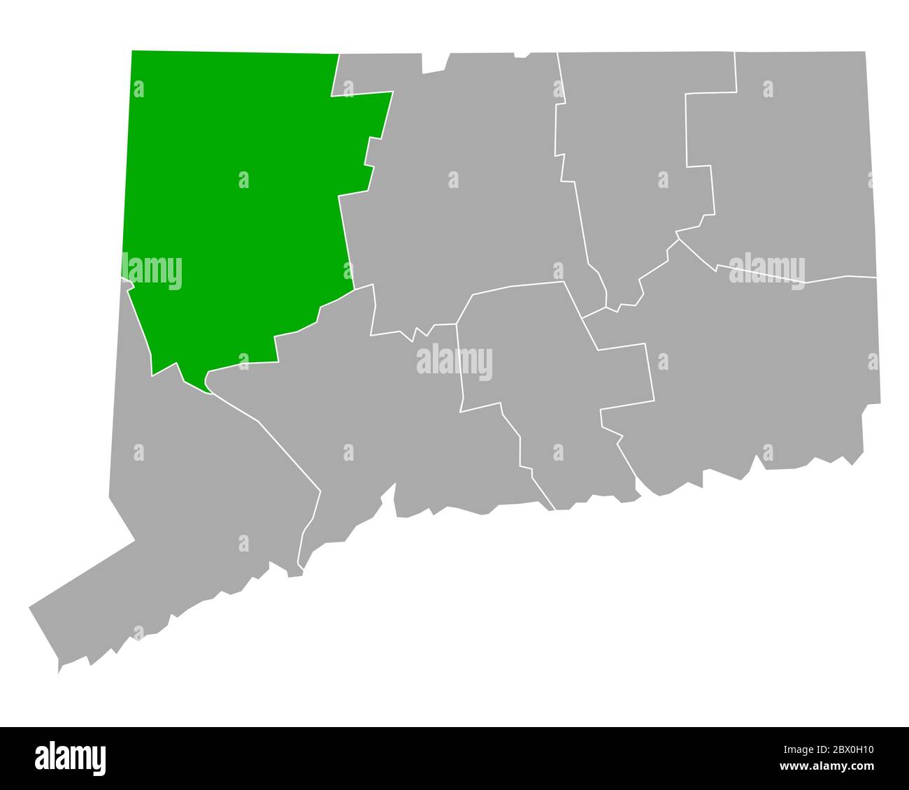 Map of Litchfield in Connecticut Stock Photo - Alamy