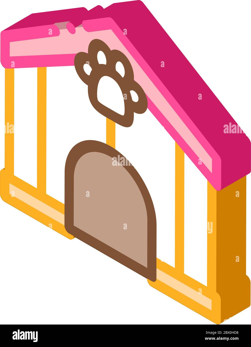 Pet Box isometric icon vector illustration Stock Vector Image & Art - Alamy