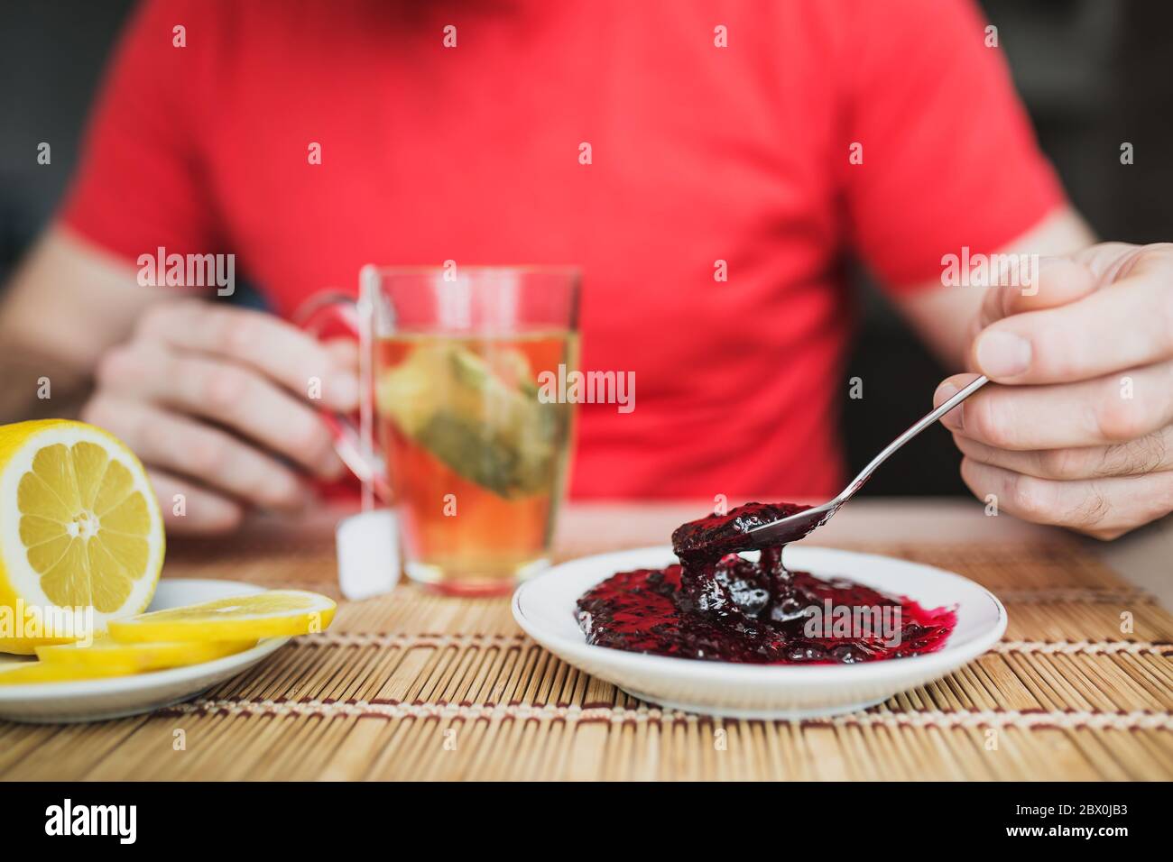 Cold medicine treatment with traditional medicine - healing hot tea ...