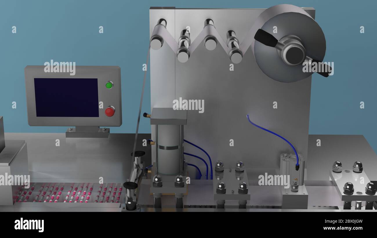 Capsule blister packing medicine, Industrial pharmaceutical production ...