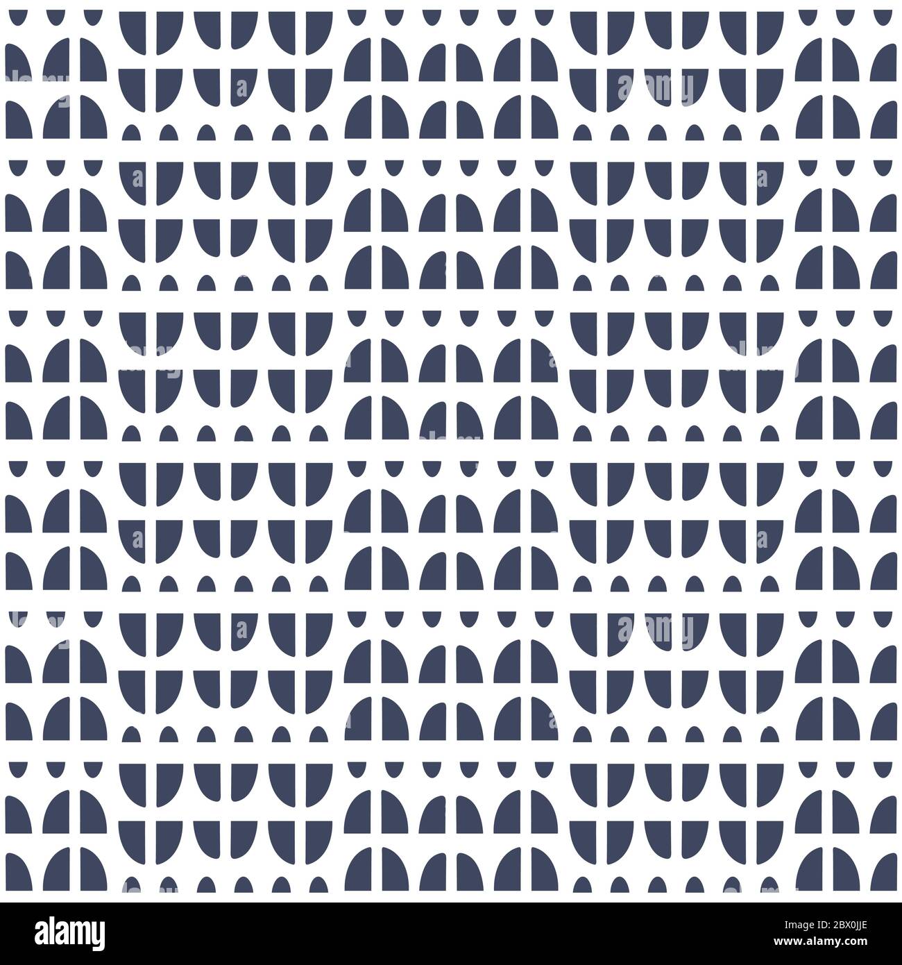 Abstract Curve Pattern Design Background Vector Black And White Seamless Repeat Stock Vector