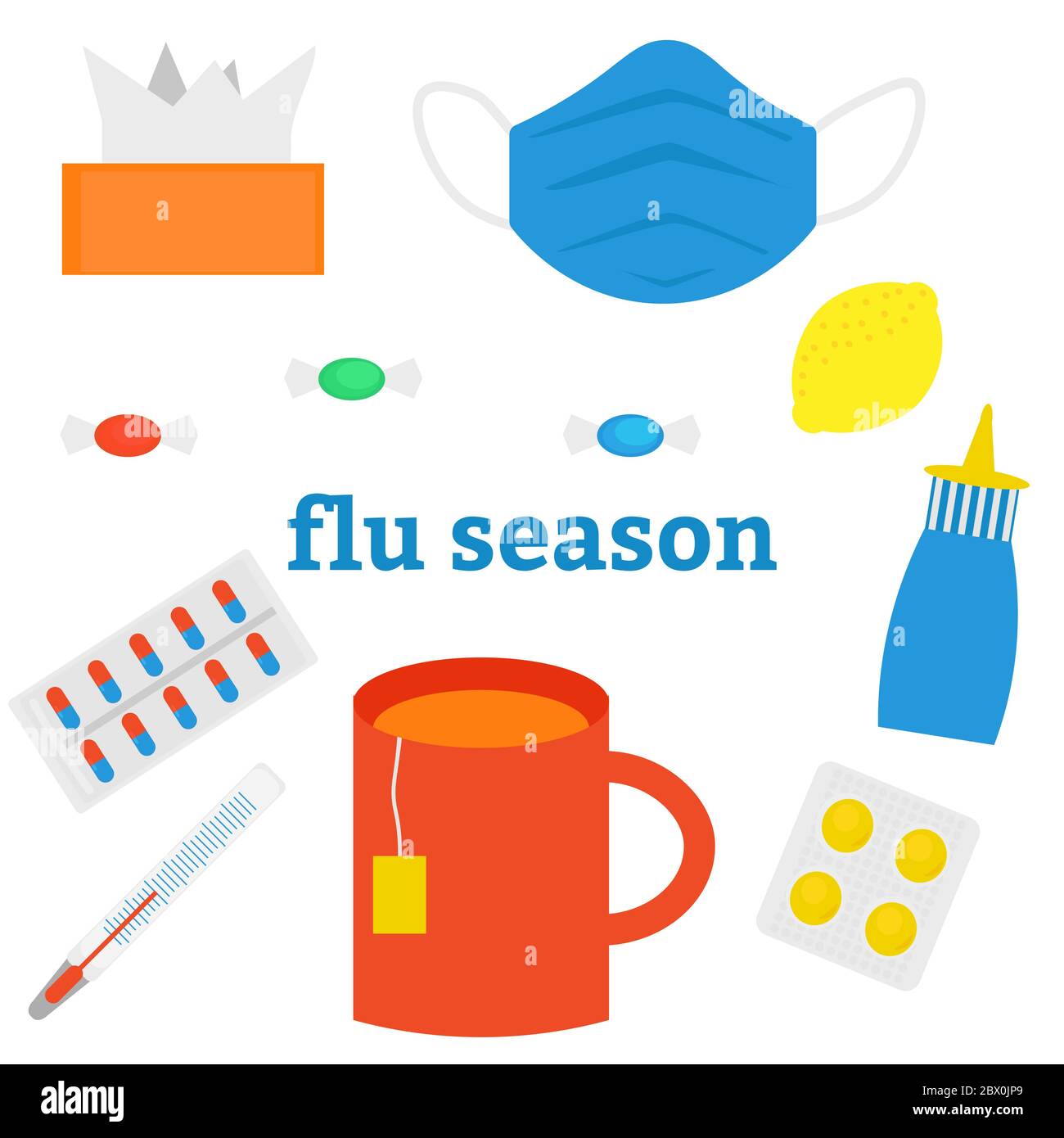 Cough syrup seasonal Stock Vector Images - Alamy