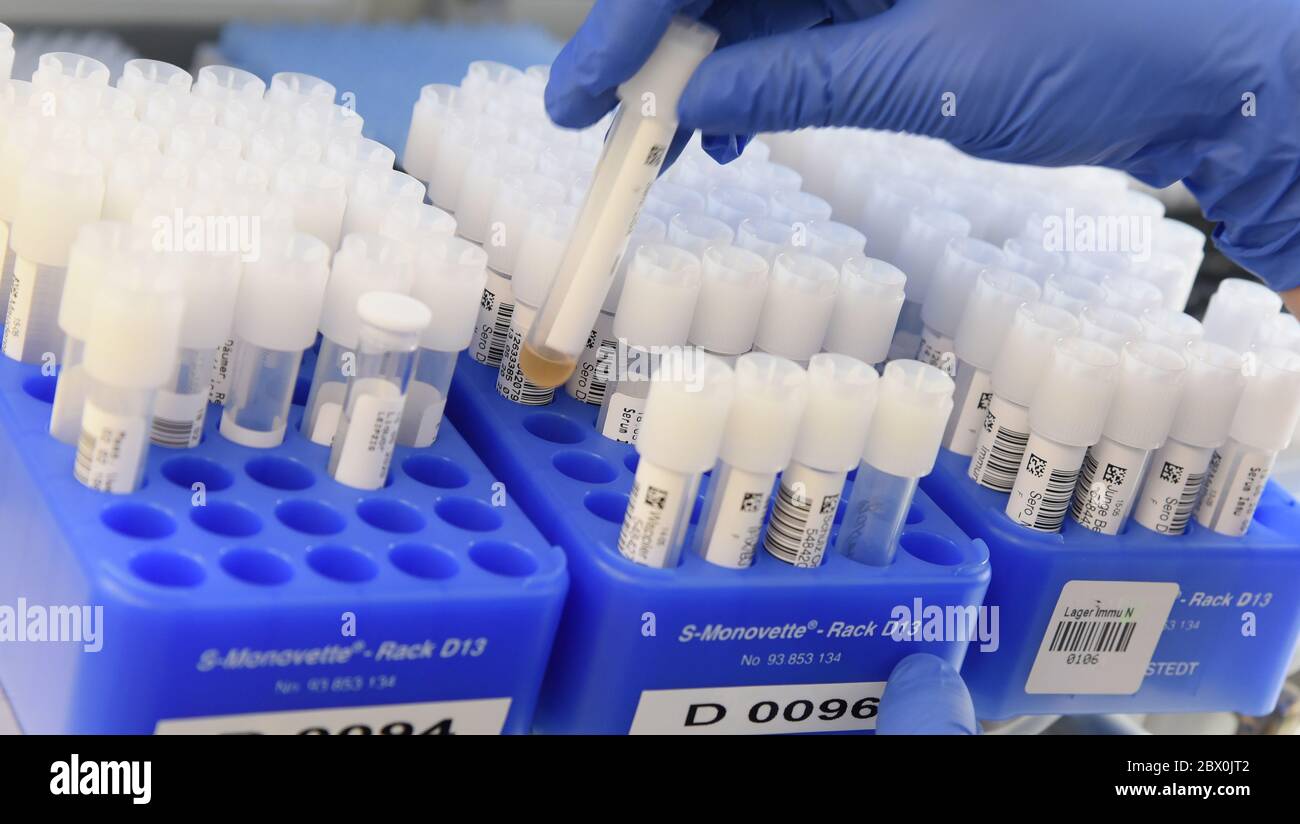 Leipzig, Germany. 25th May, 2020. In the Central Medical Laboratory of ...