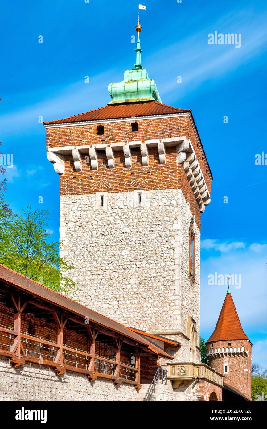 Krakow poland gate hi-res stock photography and images - Alamy