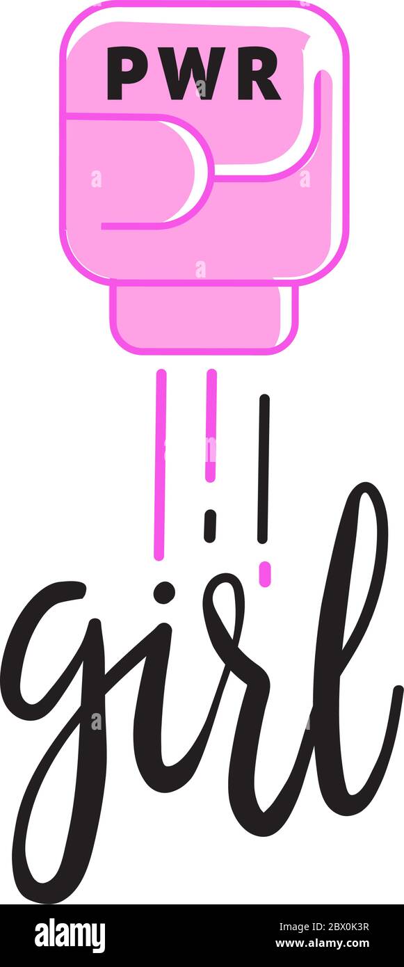 Fist female Stock Vector Images - Alamy