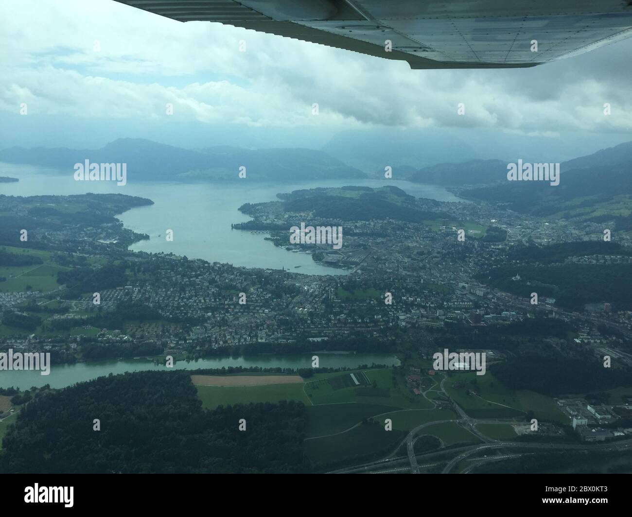Cockpit small airplane window view hi-res stock photography and images ...