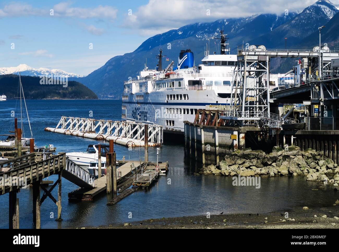 A BC Ferry in Horseshoe Bay, Vancouver, Canada Stock Photo - Alamy