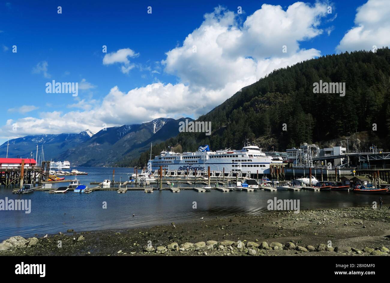 A BC Ferry in Horseshoe Bay, Vancouver, Canada Stock Photo - Alamy