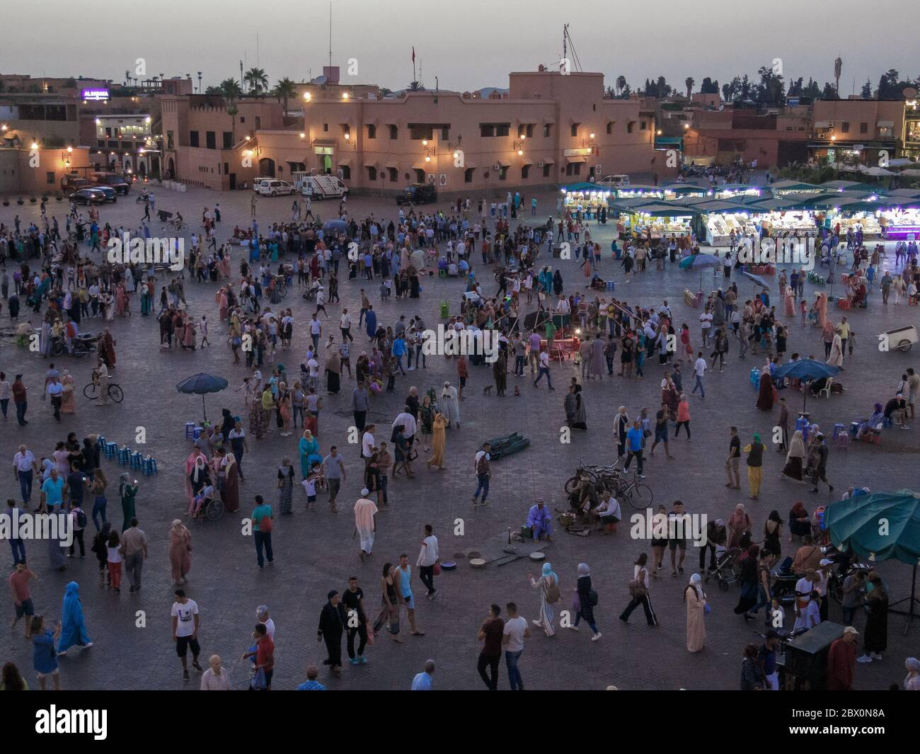 Moroccan public square hi-res stock photography and images - Alamy
