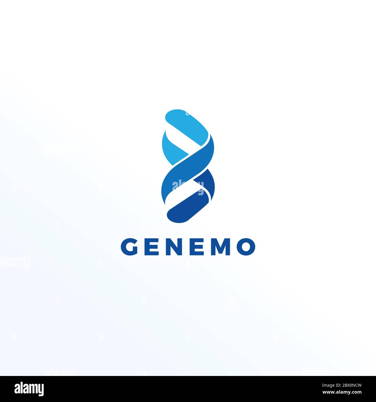 Abstract DNA Genome Logo Design Symbol Icon Stock Vector Image & Art ...