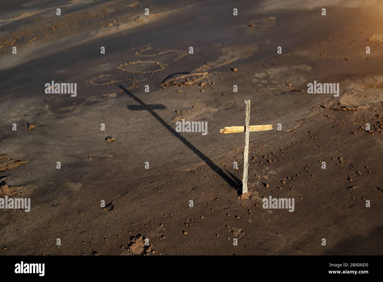 Cross on the beach hi-res stock photography and images - Alamy