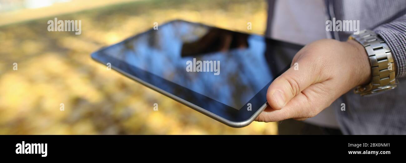 Compact pc and mobile phone Stock Photo - Alamy