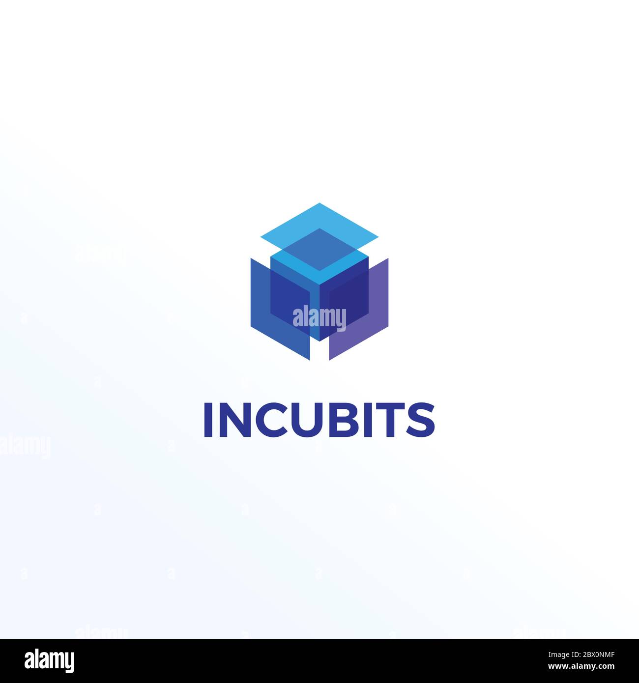 Abstract Cube Shape Logo Design Template Stock Vector Image & Art - Alamy