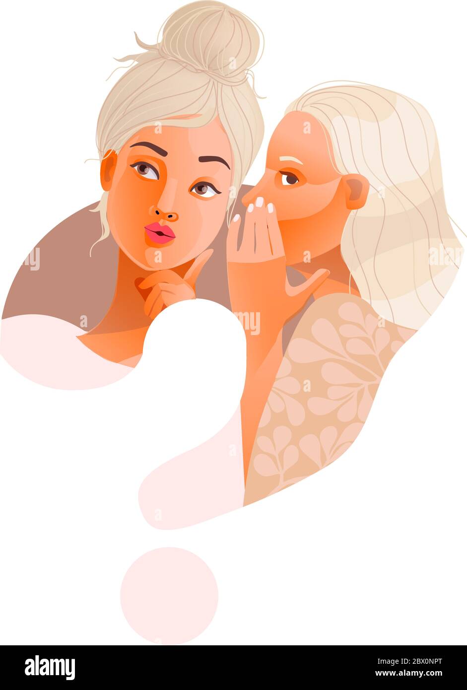 Gossip vector illustration Stock Vector Image & Art - Alamy