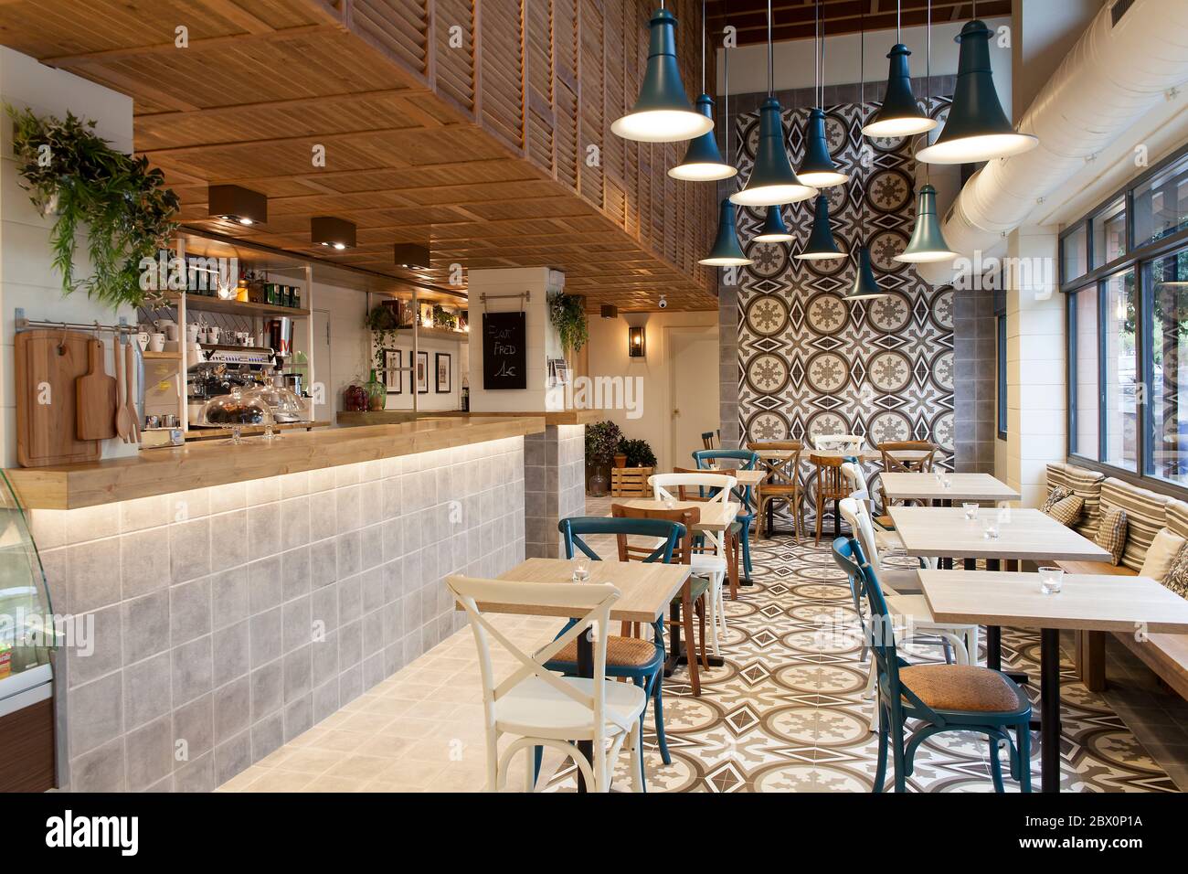 Elegant cafe store