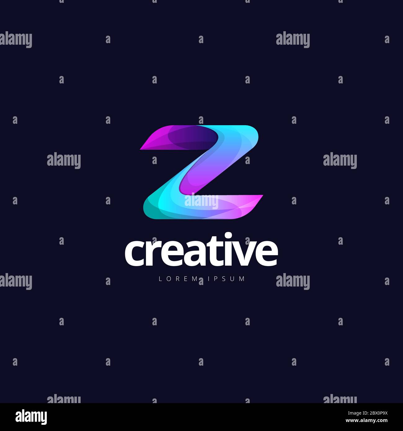 Z colors logo Stock Vector Images - Alamy