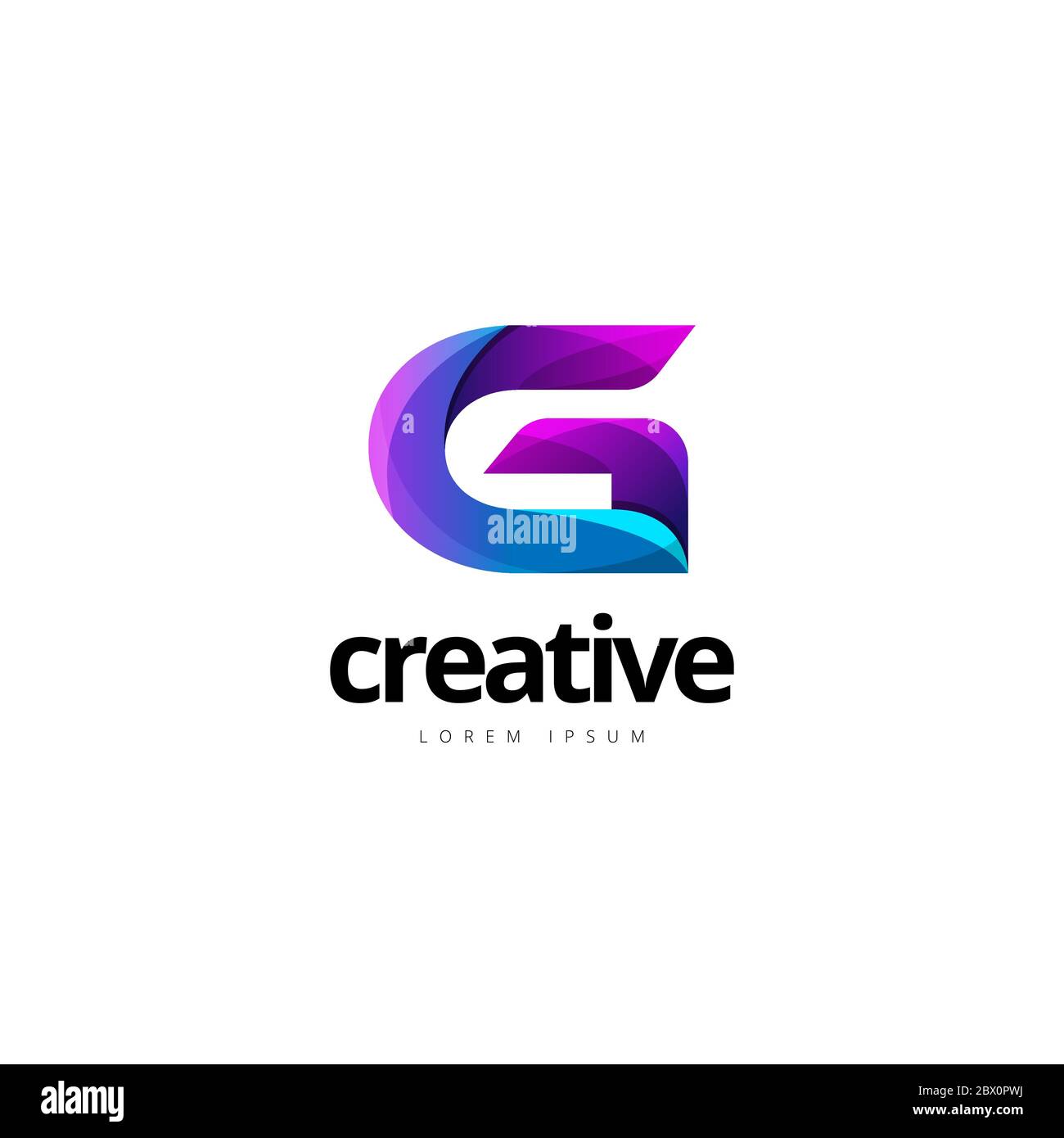 Vibrant Trendy Colorful Creative Letter G Logo Stock Vector Image & Art ...