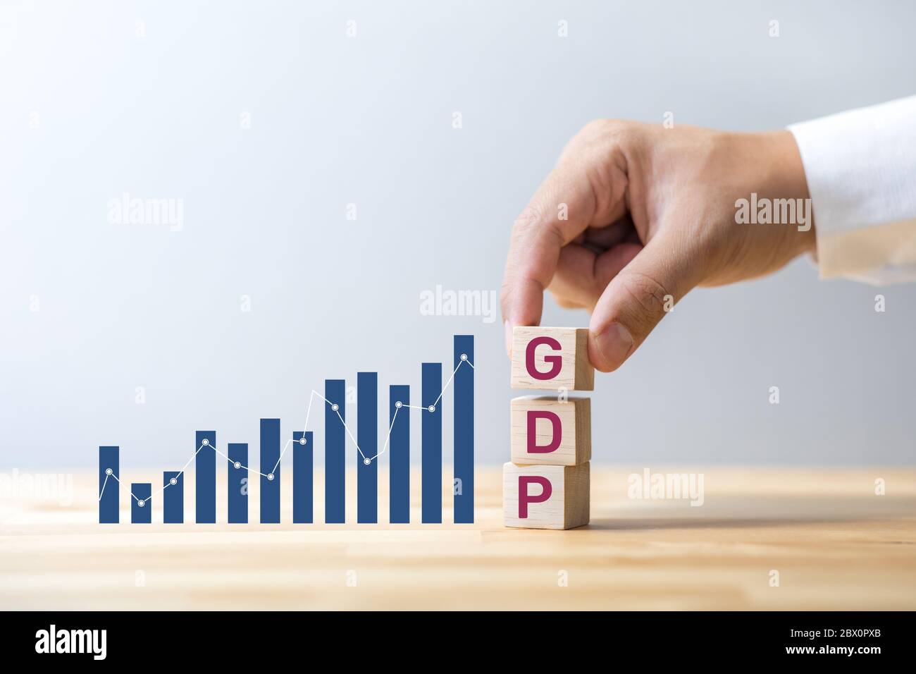 Gdp growth chart hi-res stock photography and images - Alamy