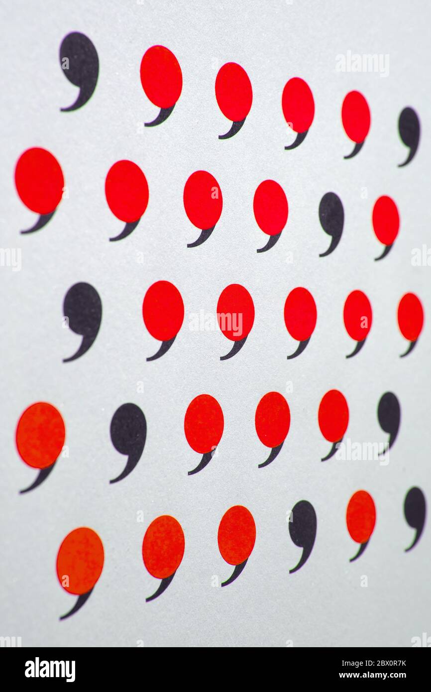 Speech comma hi-res stock photography and images - Alamy