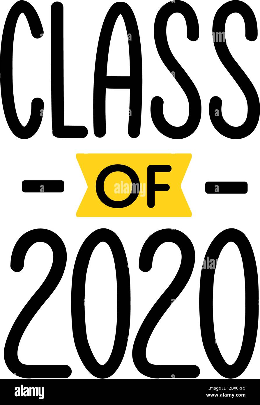 Class of 2020. Congratulation to Graduates Stock Vector Image & Art - Alamy