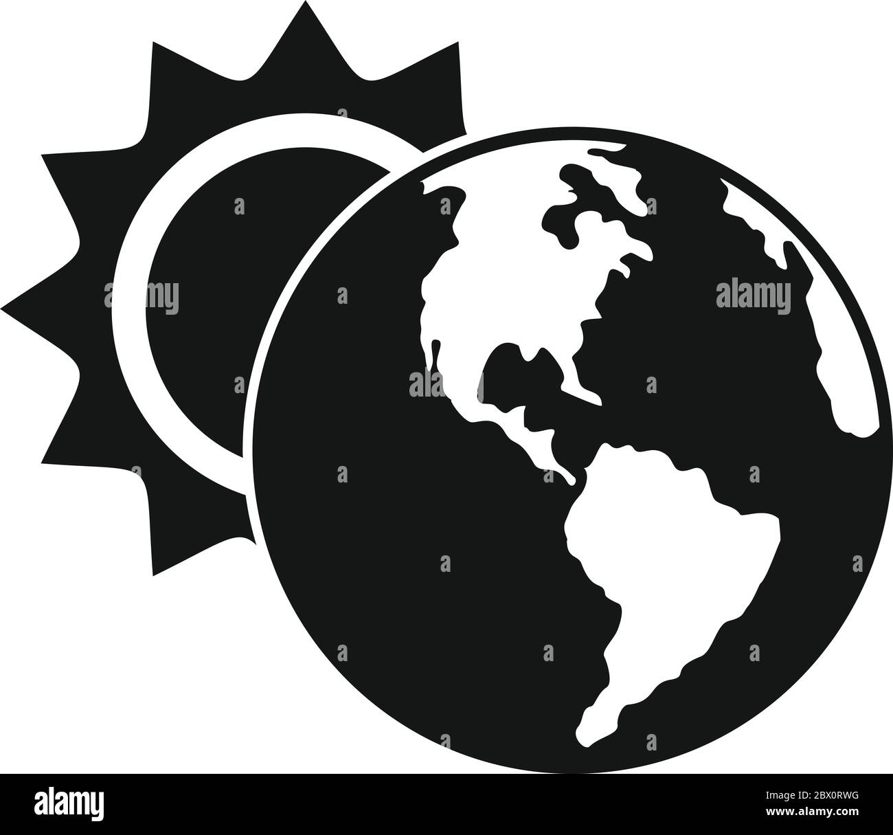 Warm global temperature icon. Simple illustration of warm global ...