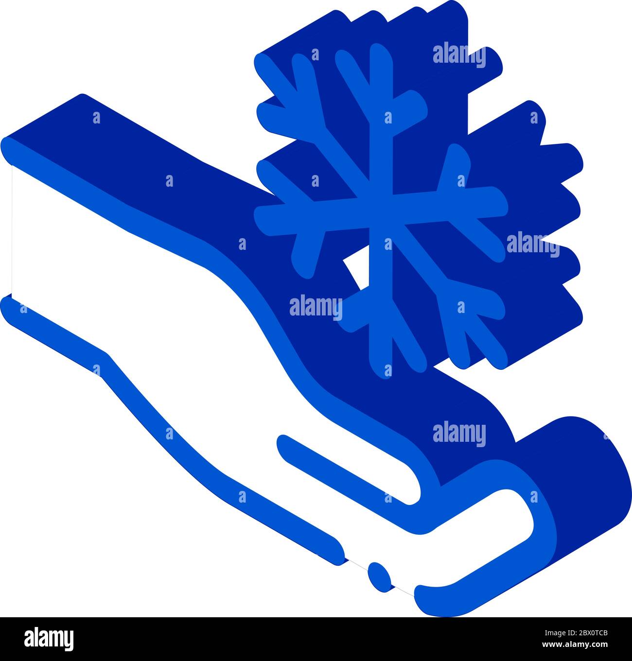 Fancy Snowflake Sign isometric icon vector illustration Stock Vector ...