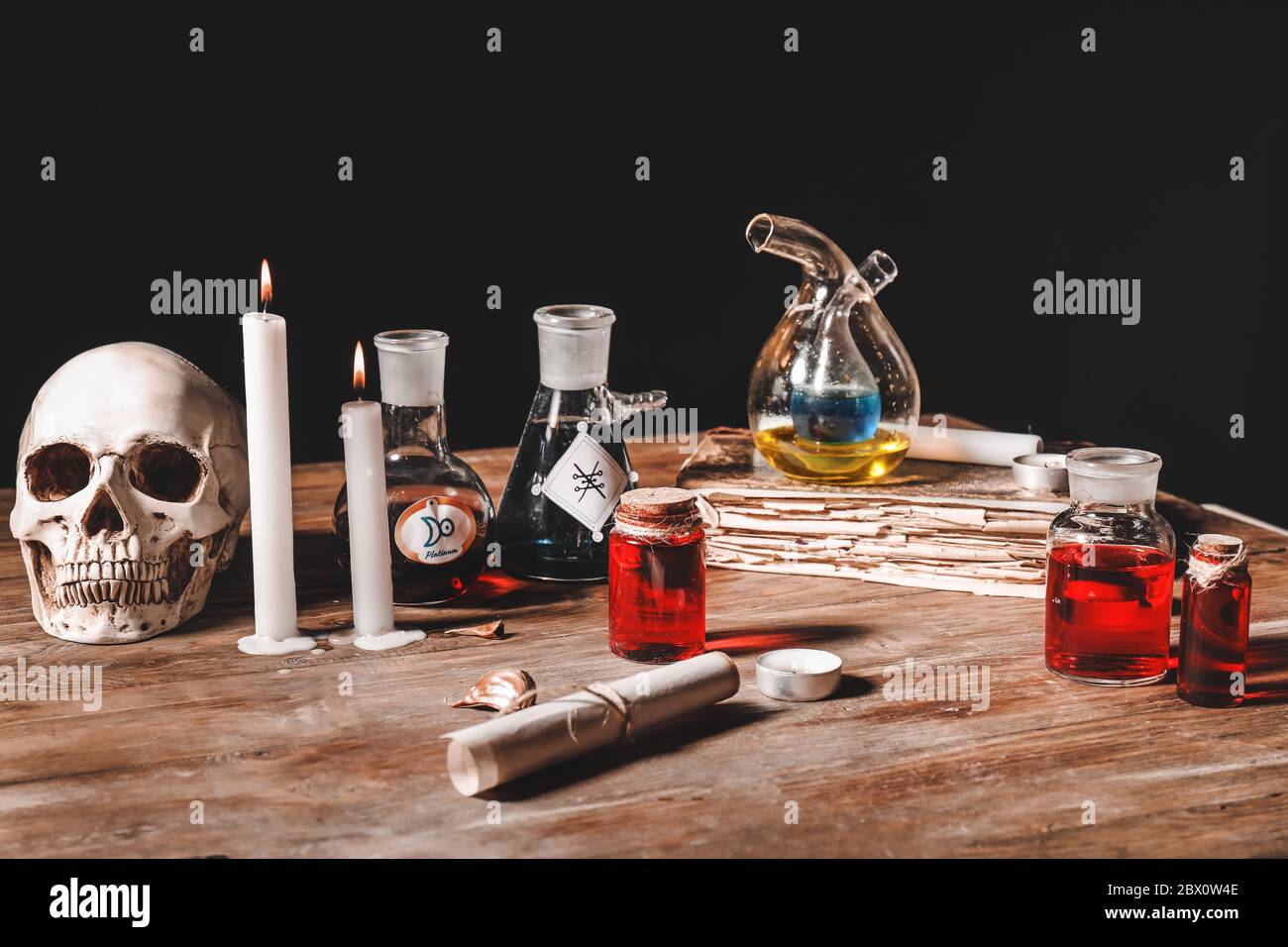 Potions book hi-res stock photography and images - Alamy